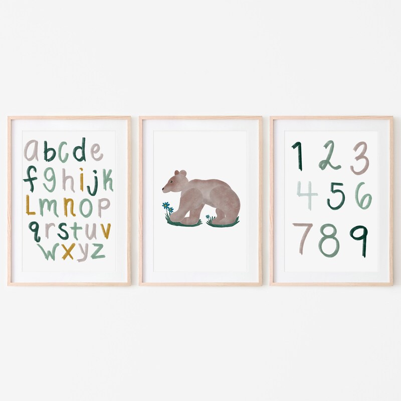 Bear Alphabet - Etsy