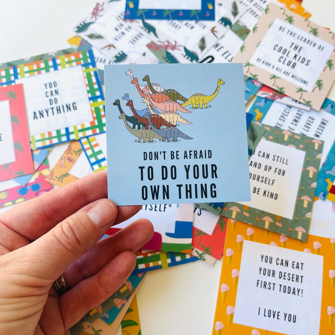 Lunchbox Love Notes: 30 Positive Affirmation Cards (printable) - Etsy