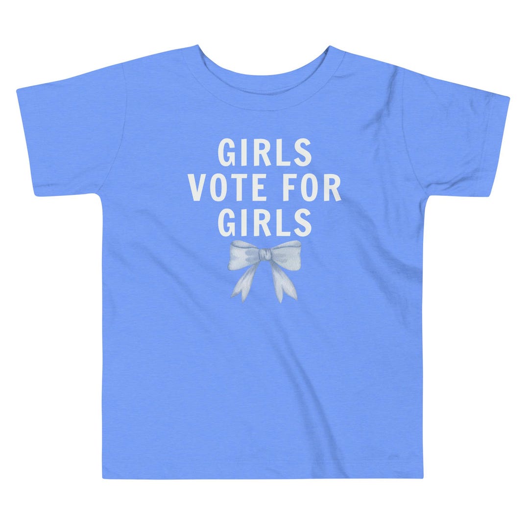 Girls Vote for Girls T-shirt for Toddlers Kids Kamala Harris Tee Shirt ...