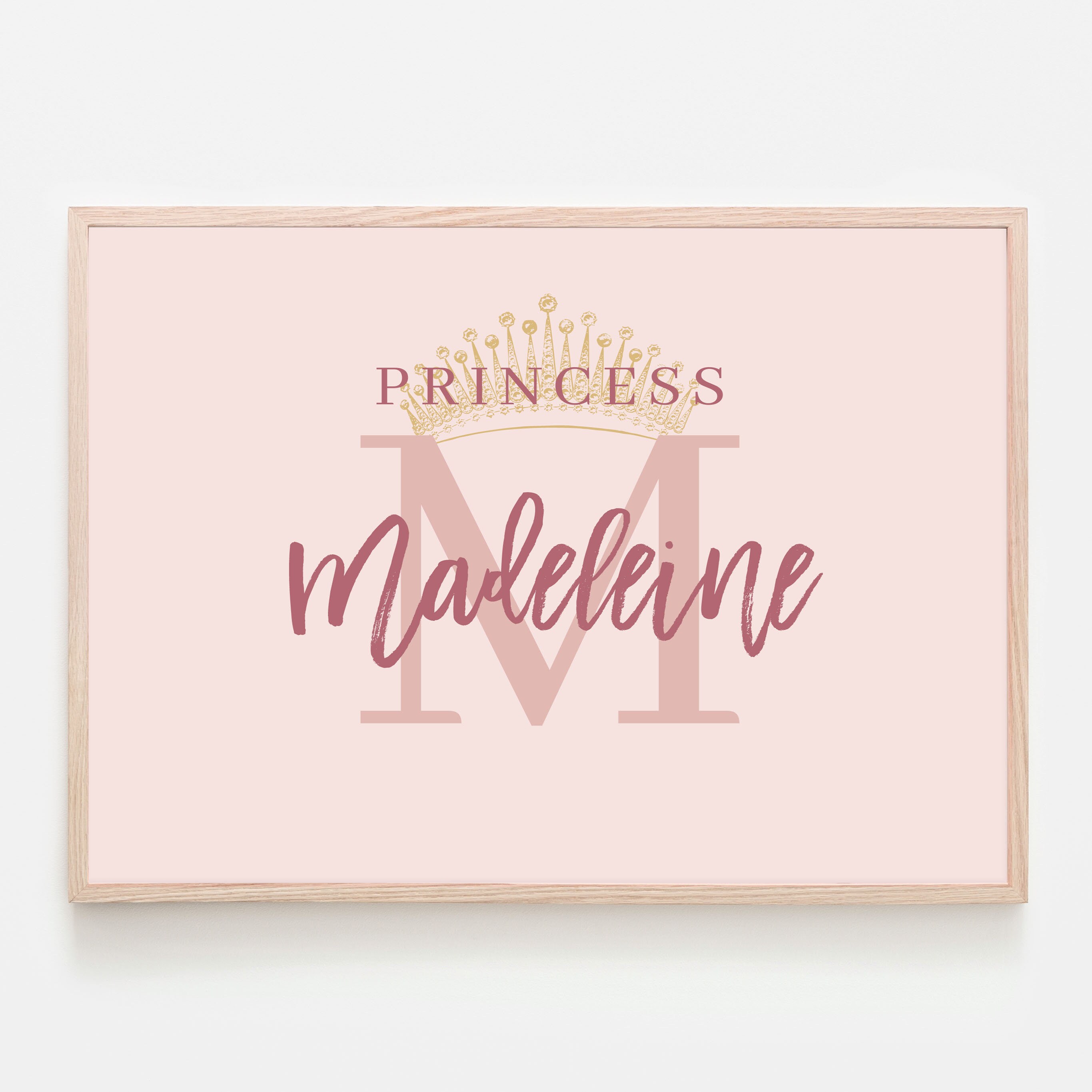 Princess Name On Canvas