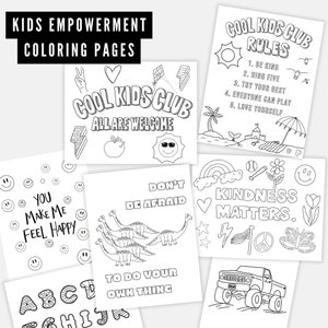 Empowering Coloring Pages, Writing Practice Sheets and Simple ...