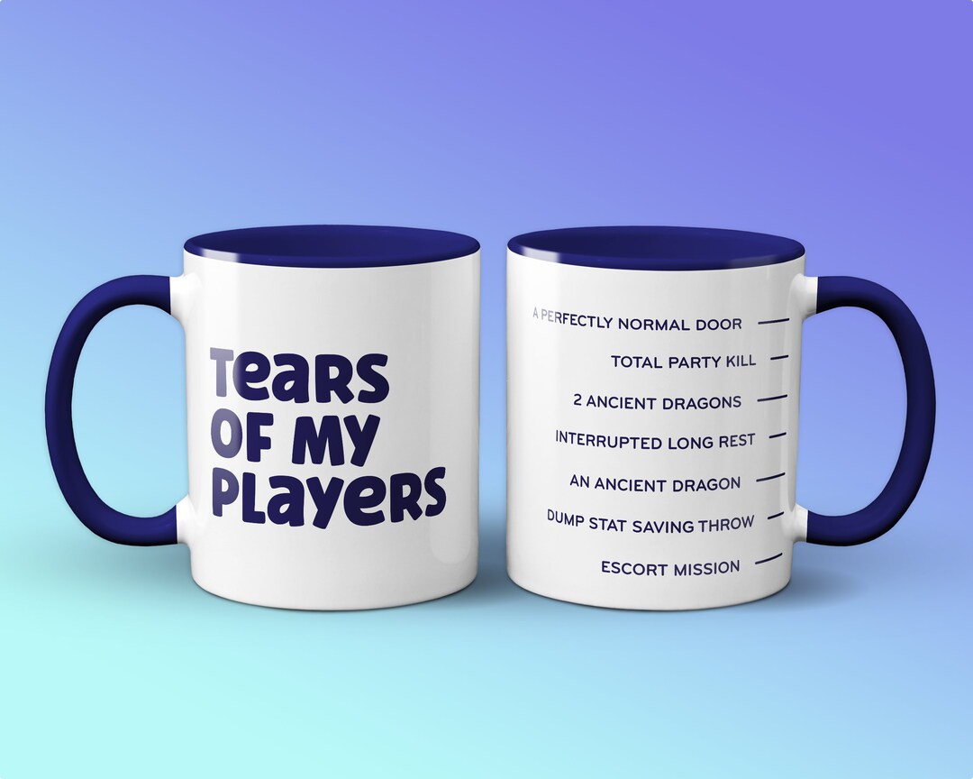 Tears of My Players | Game Master Mug - Etsy