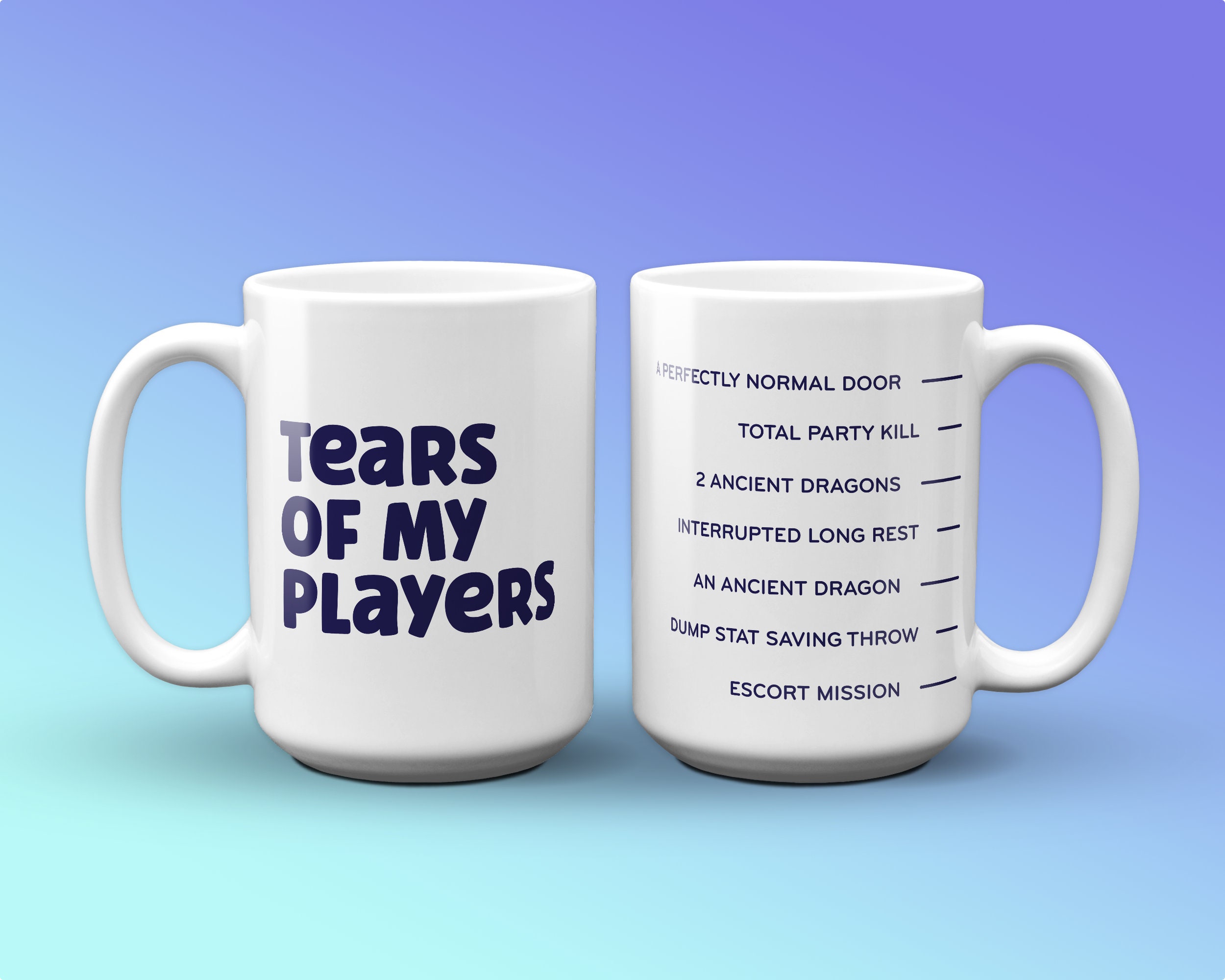 Tears of My Players Game Master Mug - Etsy