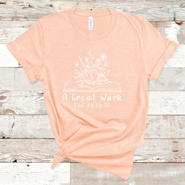 A Great Work Lds - Etsy