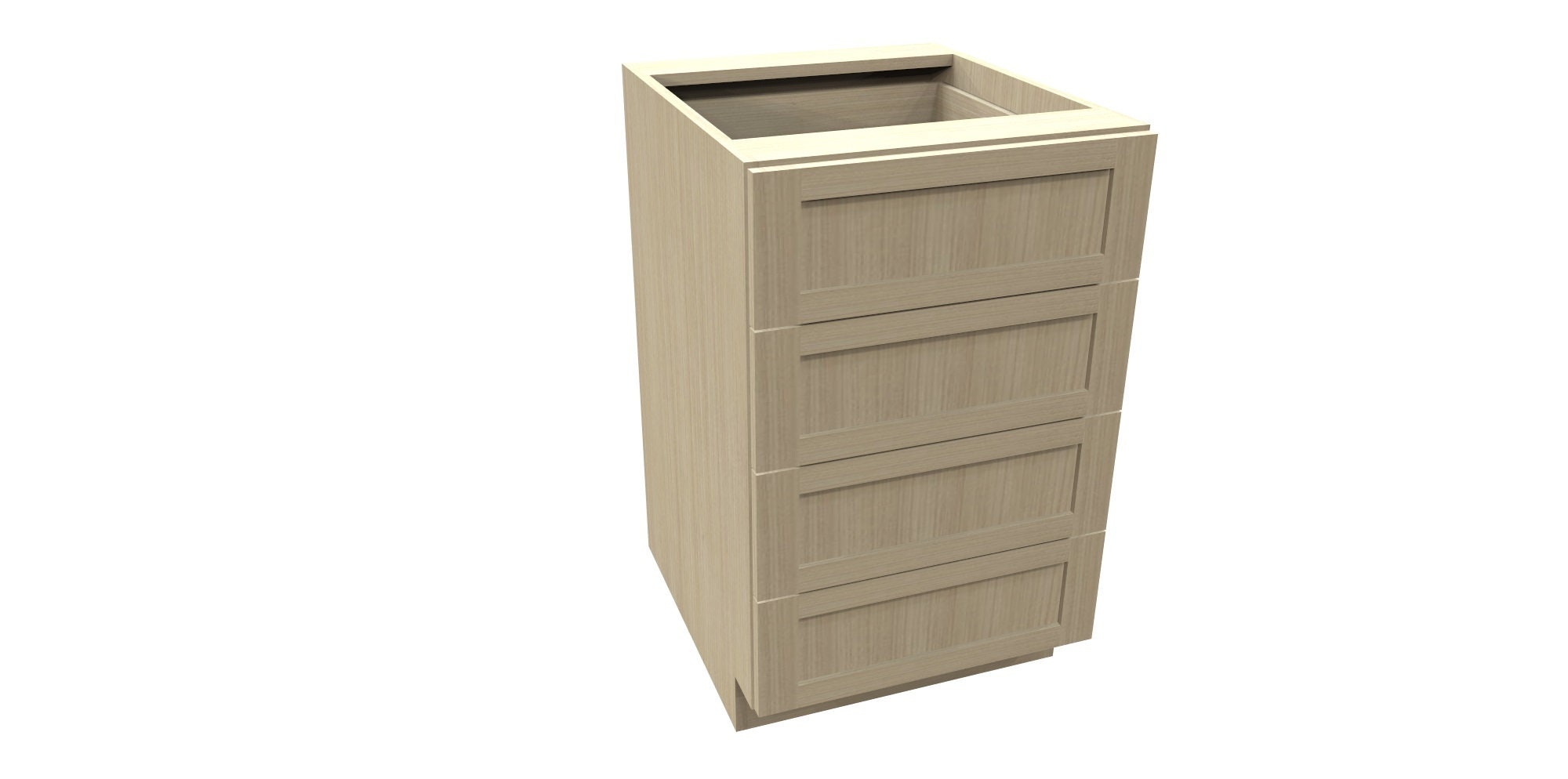 Shaker Style RTA Drawer Bank Base Cabinet ready-to-assemble - Etsy