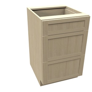 Shaker Style RTA Drawer Bank Base Cabinet ready-to-assemble - Etsy