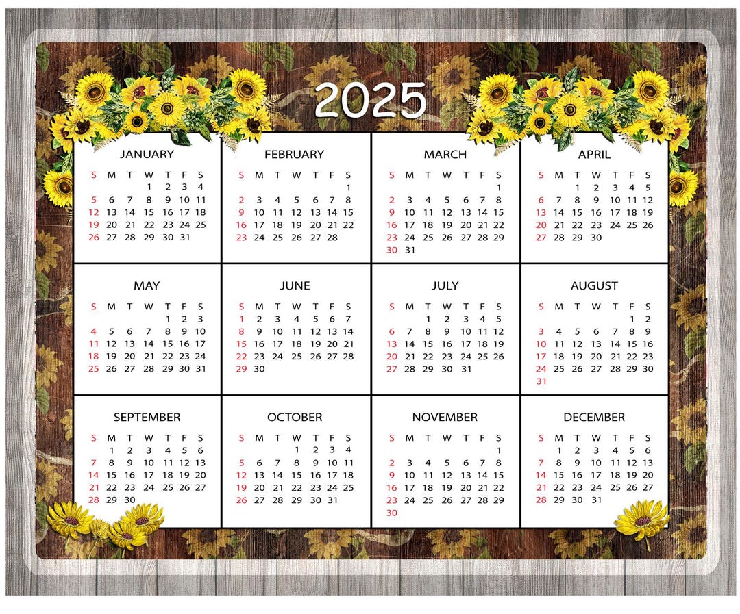 Personalized Laminated Calendar. With Sticky Back or a Magnet to Put ...