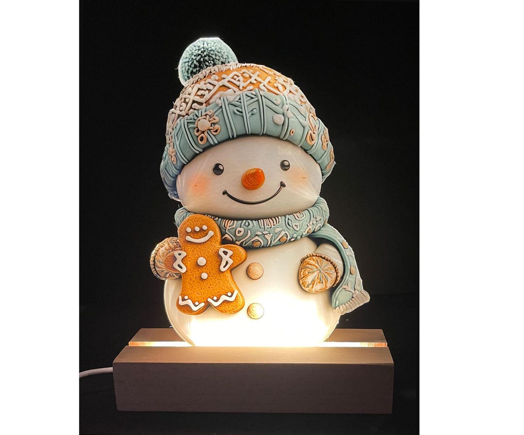 Snowmen Night Lights for Any Room - Decorate Your Christmas Table or ...