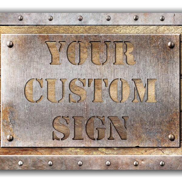 Aluminum Sign - Etsy