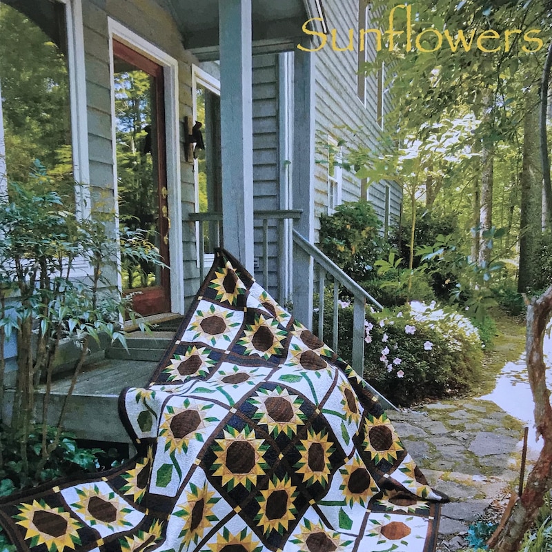 Sunflower Quilt Pattern - Etsy
