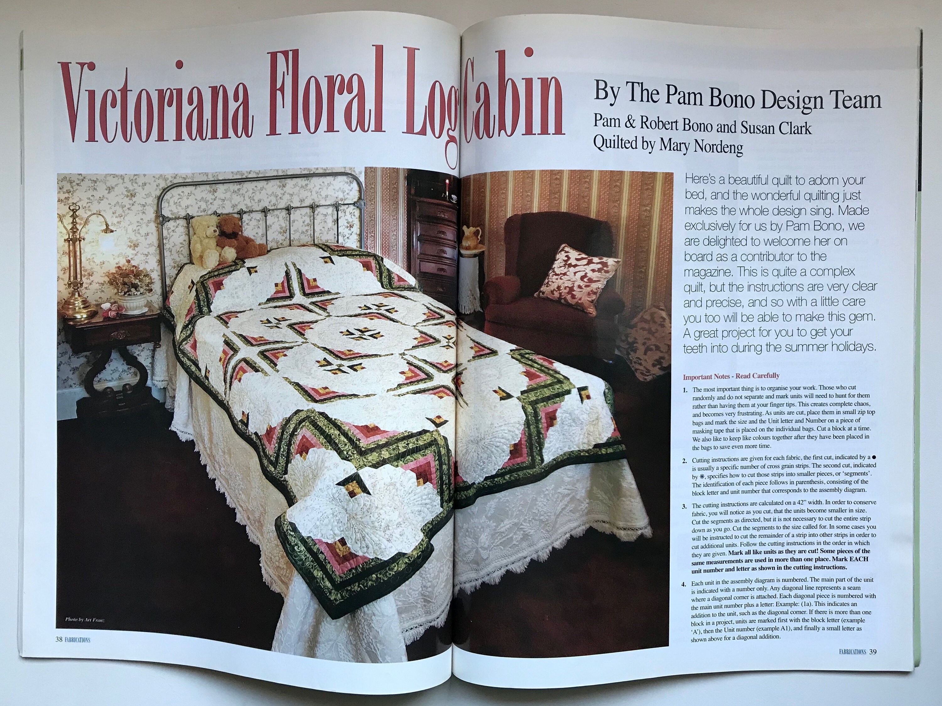 Victorian Cabin Instant PDF Download Pieced Quilt Pattern - Etsy