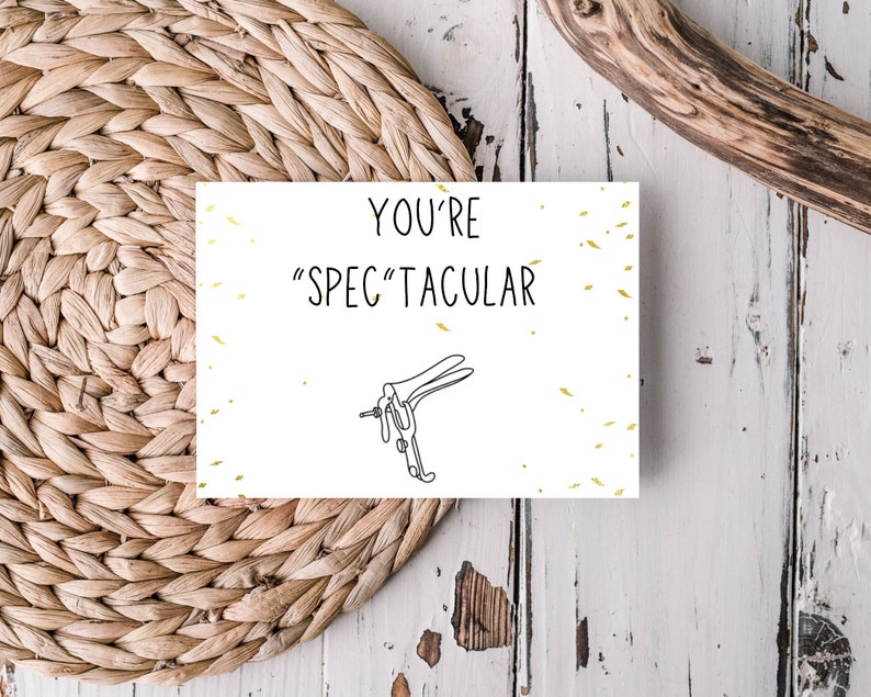 OBGYN Card; You’re Spectacular Card - Etsy