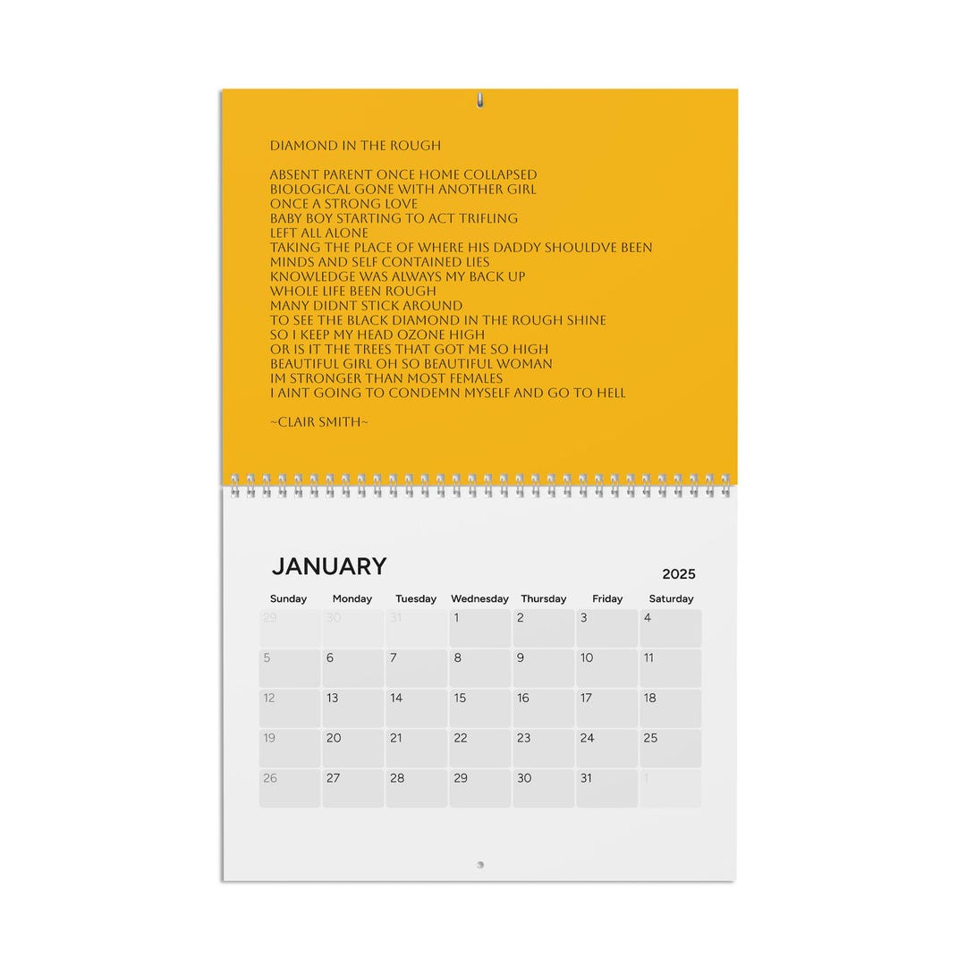2025 Calendar Journal - Etsy