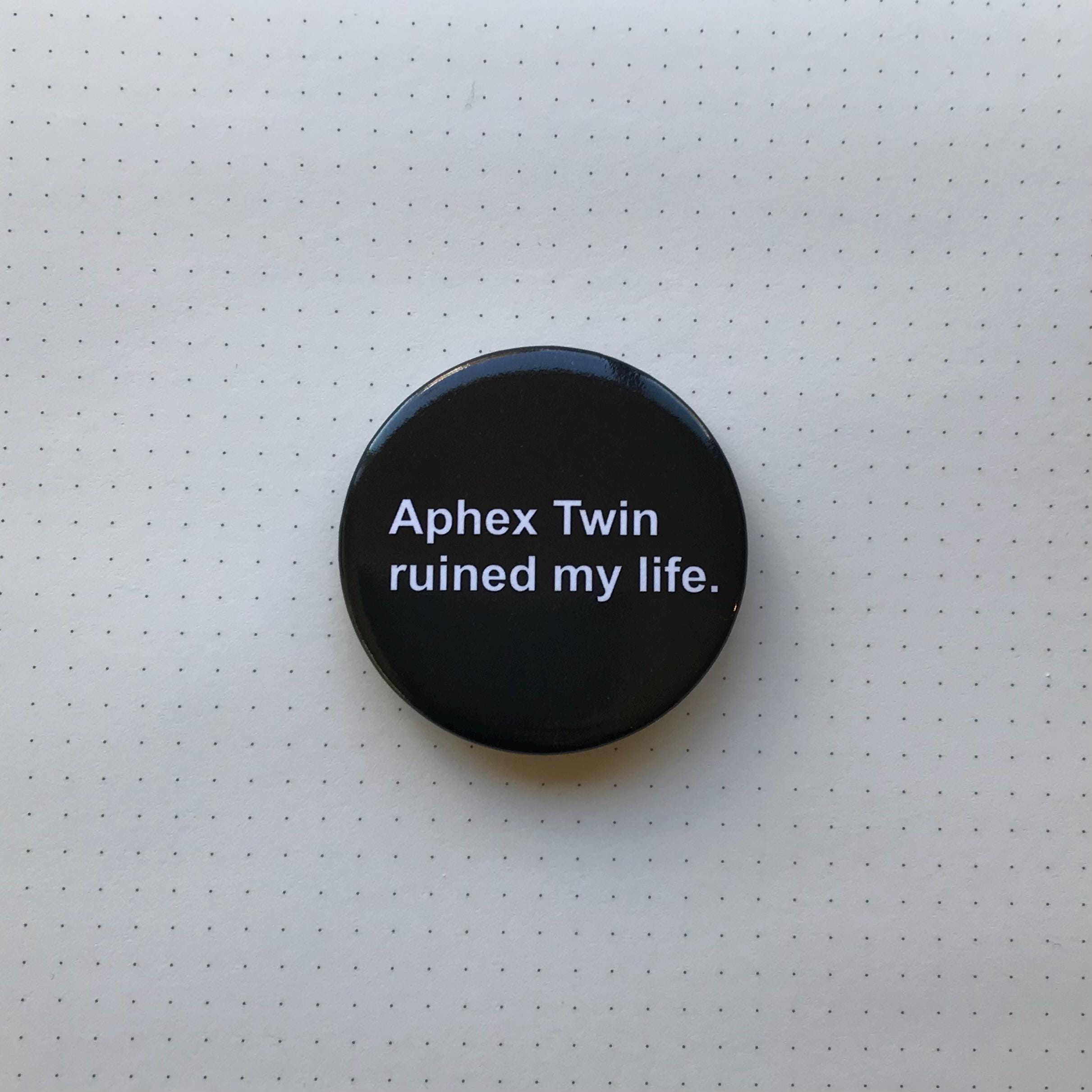 Aphex Twin Pinback Button - Etsy