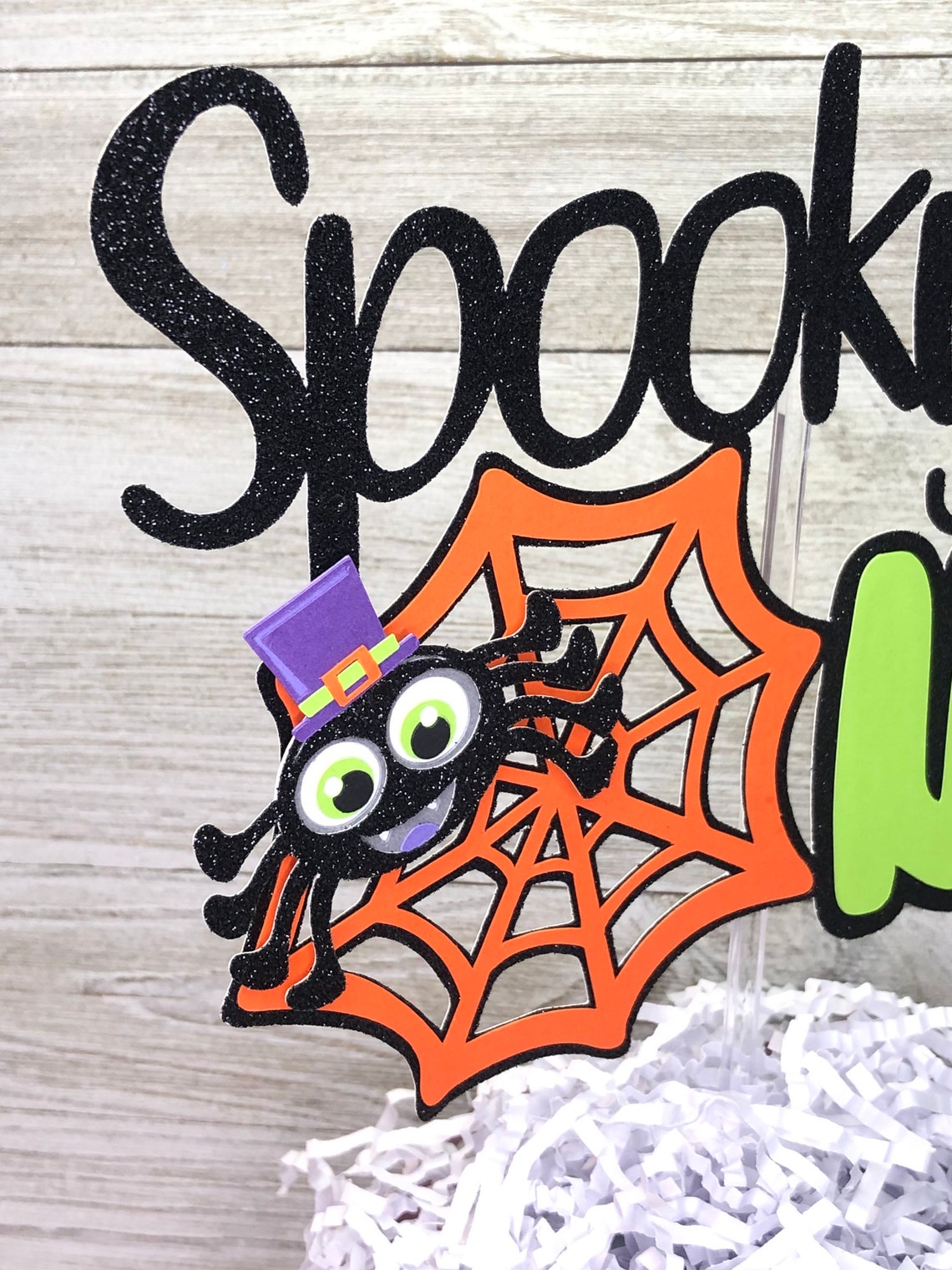 Spooky One Cake Topper Halloween First Birthday Decor - Etsy