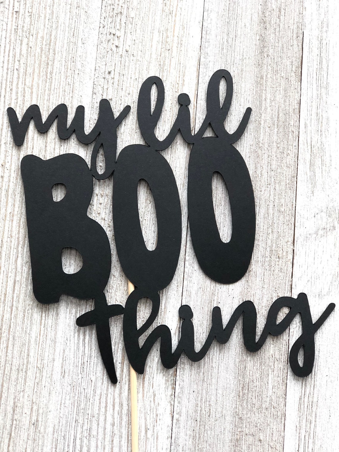 My Lil Boo Thing Cake Topper - Etsy Ireland