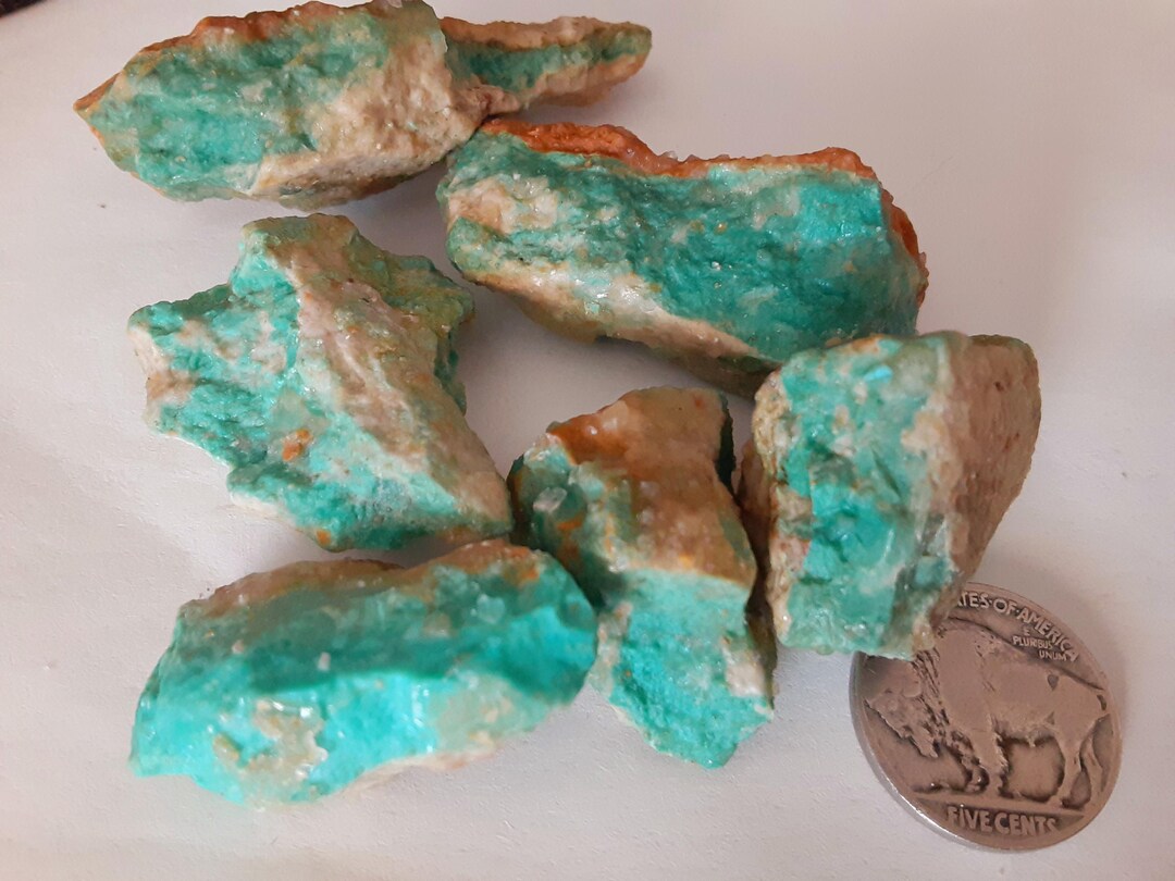 Turquoise Pinto Ridge NV. 2.6 Oz. 75 Gr. Gorgeous Colors 6 Pieces MAKE ...