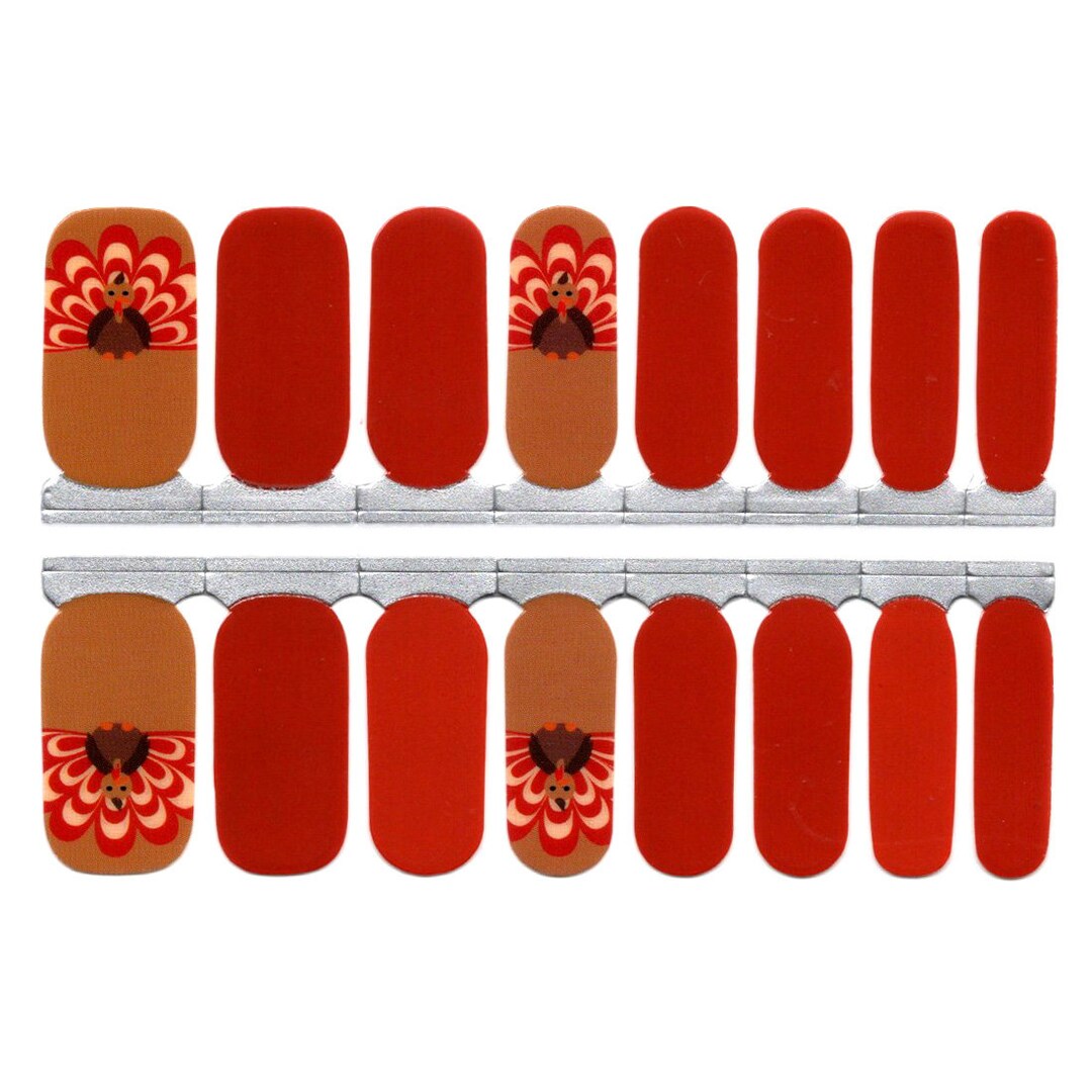 Fall Nail Wraps Nail Decal Nail Art Stickers Nail Strips Press Ons ...