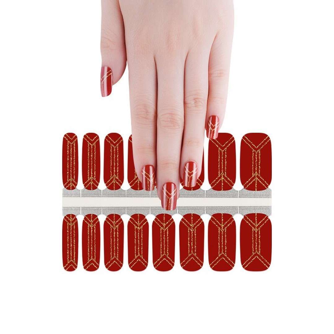 Nail Wraps Nail Decals Nail Art Stickers Nail Strips Press Ons ...
