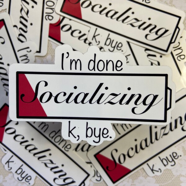 My Social Battery Pin - Etsy