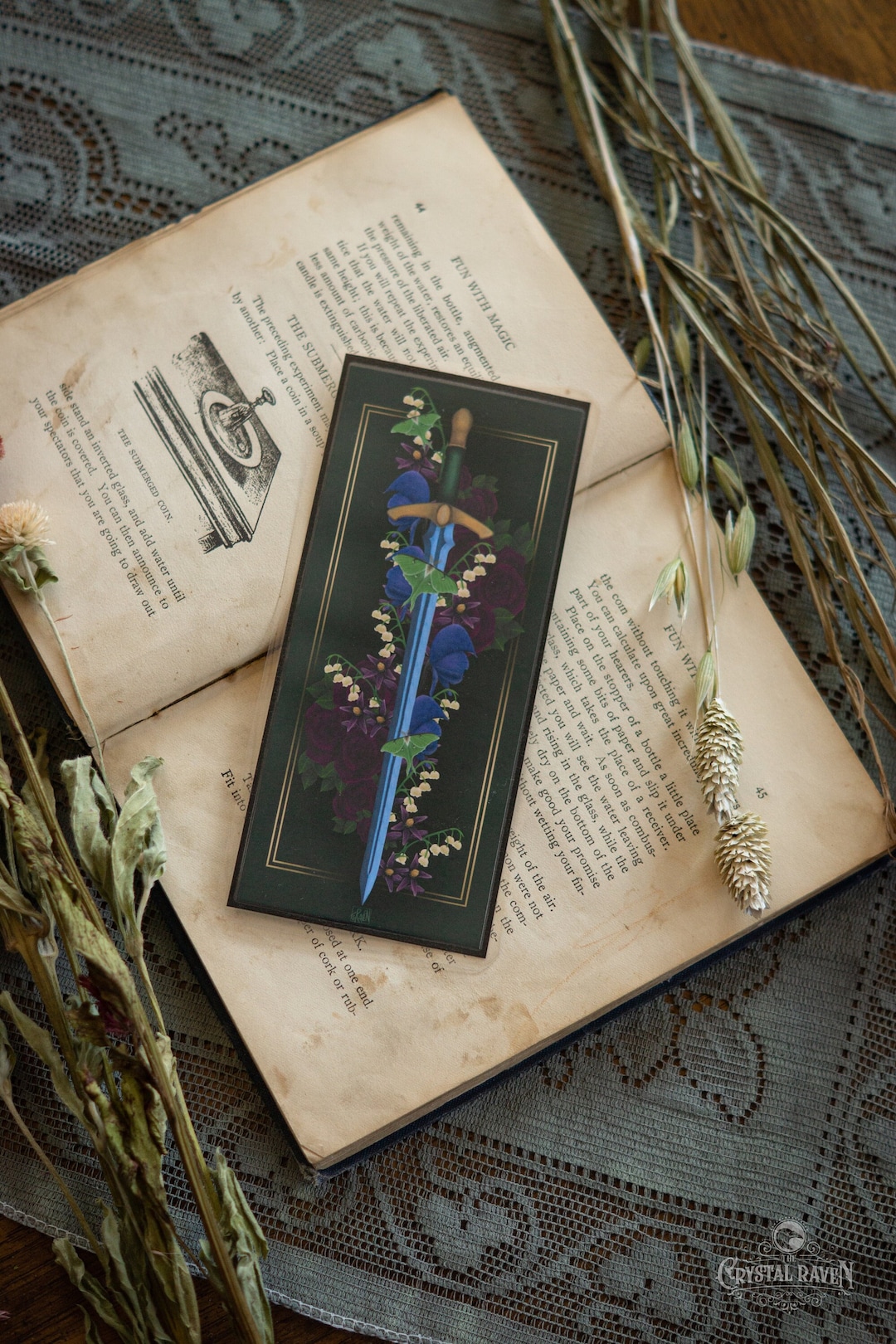 Cottagecore Sword Bookmark - Medieval Book Accessories - Dark Academia ...