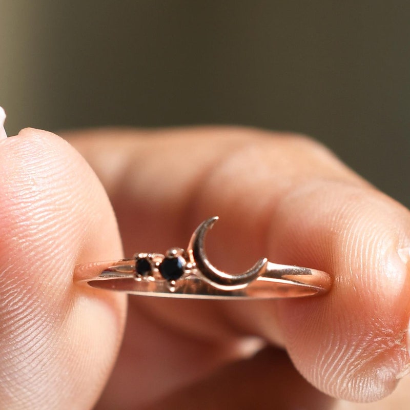 Moon Rings - Etsy