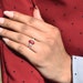 Royal Ruby Bridal Ring, Unique Ruby Engagement Ring Marquise Cut Ruby ...