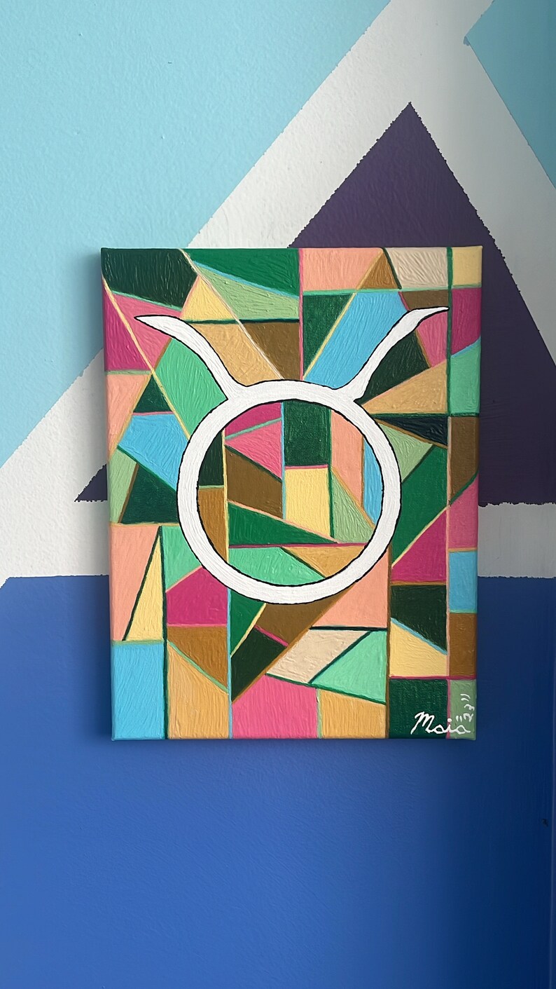 Taurus Abstract Painting - Etsy