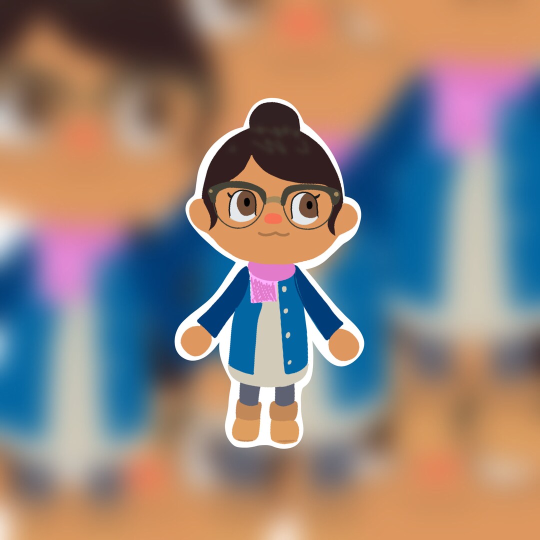Custom Villager Drawing Vinyl Sticker - Etsy