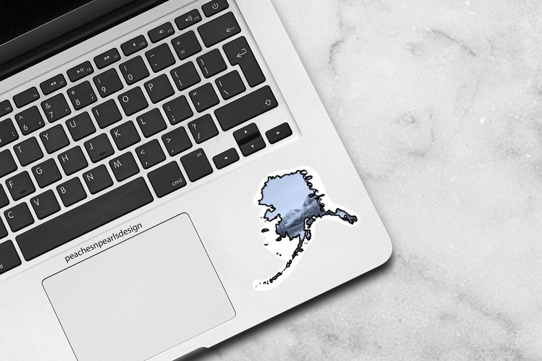 Alaska Vinyl Sticker, Alaska Sticker, AK Sticker, Alaska Laptop Decal ...