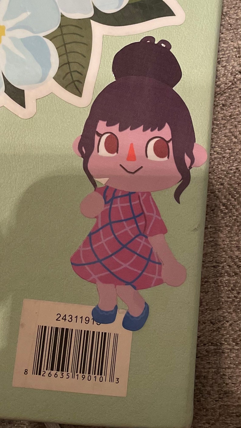 Custom Villager Drawing Vinyl Sticker | Etsy