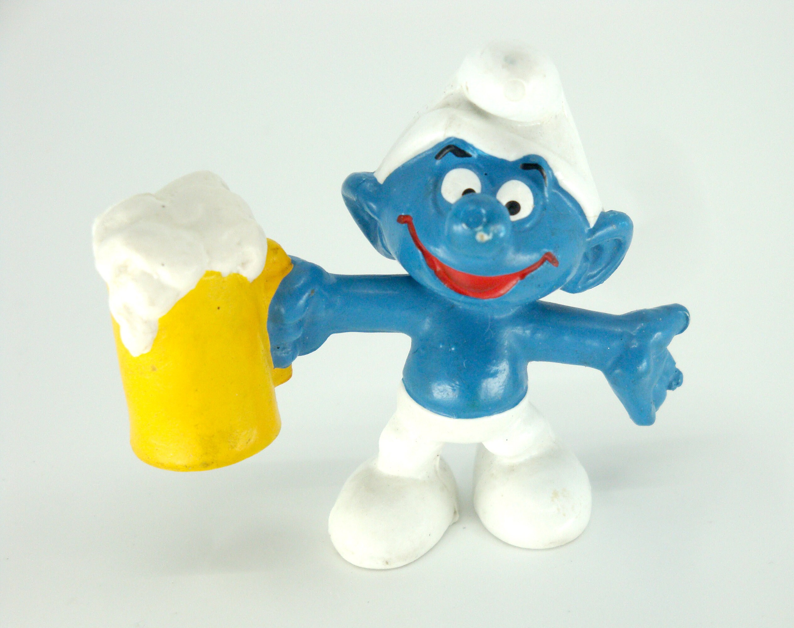 SMURF beer / SCHTROUMPF Avec Bon De Bière 20078 1974 by Schleich - Etsy
