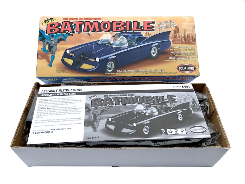 AB Polar Lights BATMOBILE From the 1960's DC Comic Book ©2002 - Etsy