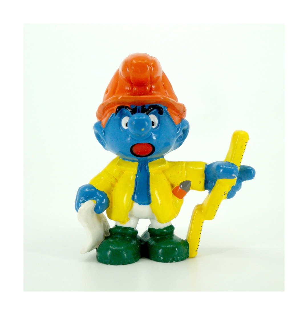 SMURF Architect / SCHTROUMPF Architecte 20229 1989 by - Etsy