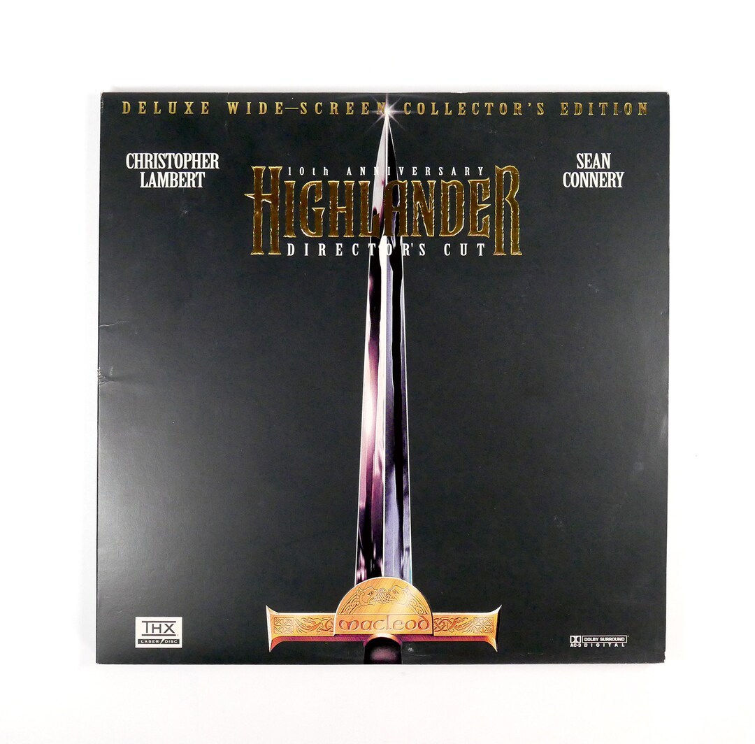 LD 10th Anniversary HIGHLANDER Director's Cut Directed and Signed by ...