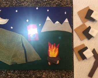 Camping Quiet Book Commercial License - Etsy