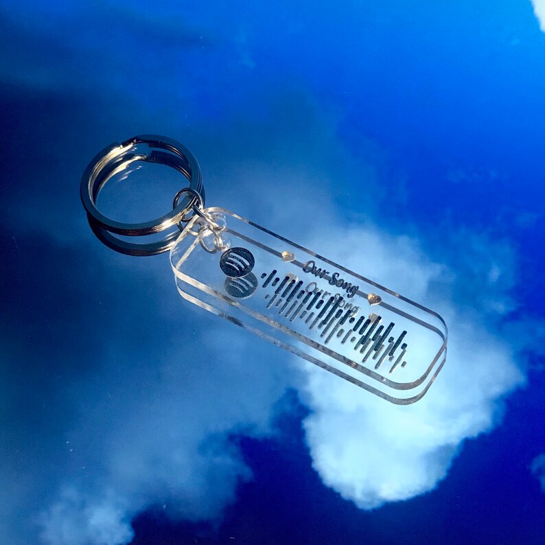 Spotify Code Keychains | Etsy