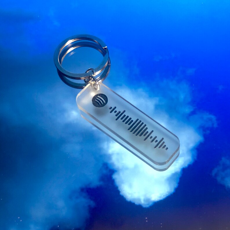Spotify Code Keychains | Etsy