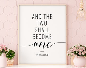 Two Shall Become One - Etsy