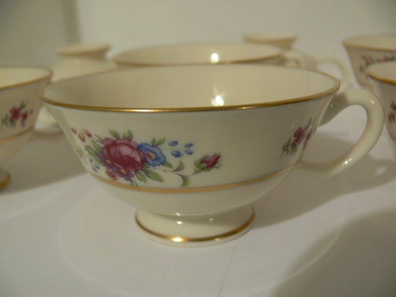 Vintage China Set of 7 Lenox 4 X 2 Tea Cups Lenox - Etsy