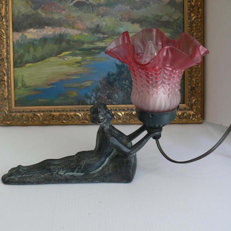 Art Nouveau Lamp - Etsy