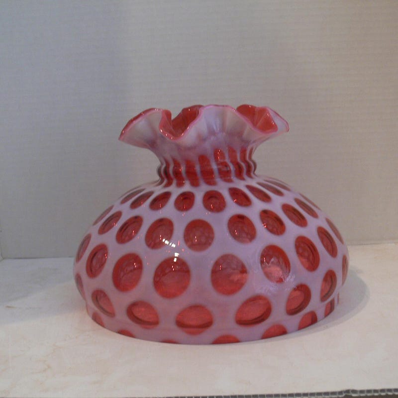 Vintage Fenton Lamp Shade - Etsy