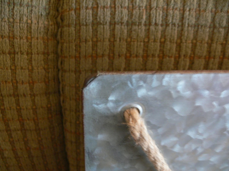 Galvanized Metal Wall Art Farmhouse 2 Pocket Decor Storage 26 - Etsy