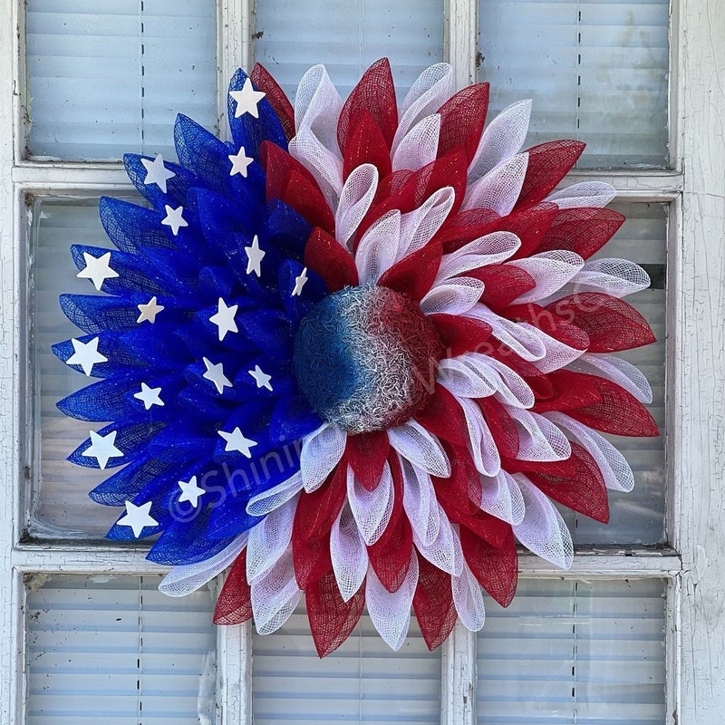 Labor Day Wreath - Etsy