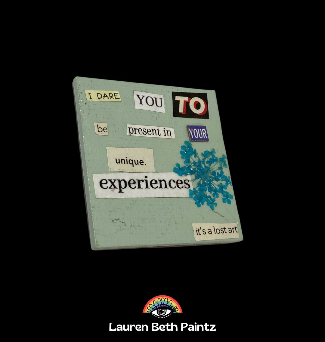 A Reminder to Be Present Fridge Magnet - Etsy