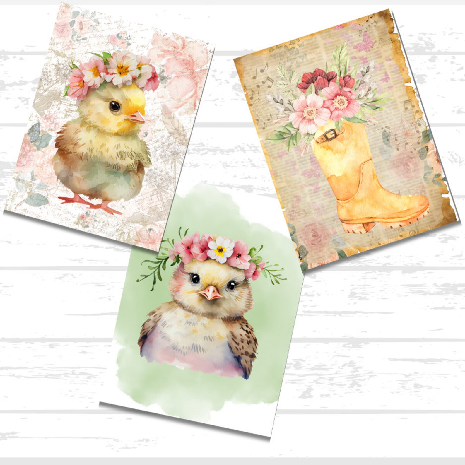 Digital Easter Printable Paper Bundle | Spring and Easter Wall Art ...