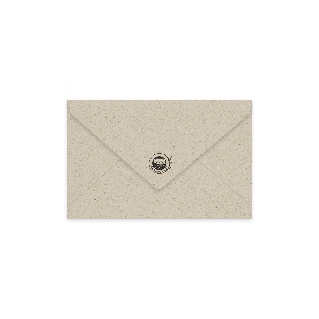 Matabooks - Envelopes/envelopes C6 Made of Grass Paper With Wet ...