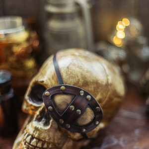 Leather Eye Patch, Steampunk Eyepatch, Man Eye Patch, Woman Eye Patch ...