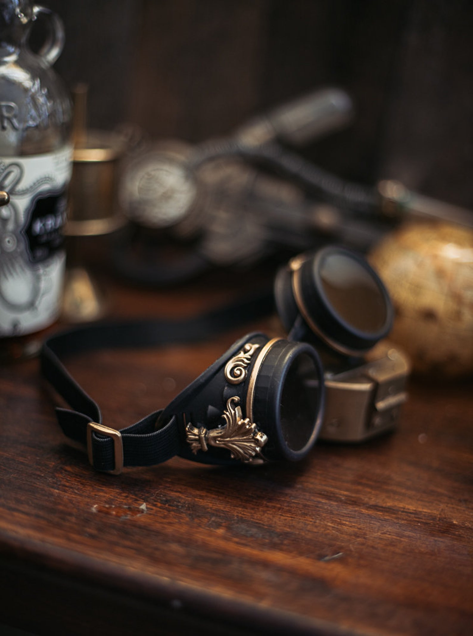 Steampunk Goggles Glasses Vintage Goggles, Victorian Goggles, Aviator ...