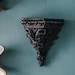 Vintage Black Victorian Corbel for Wall Decoration Shelf Candle Holder ...